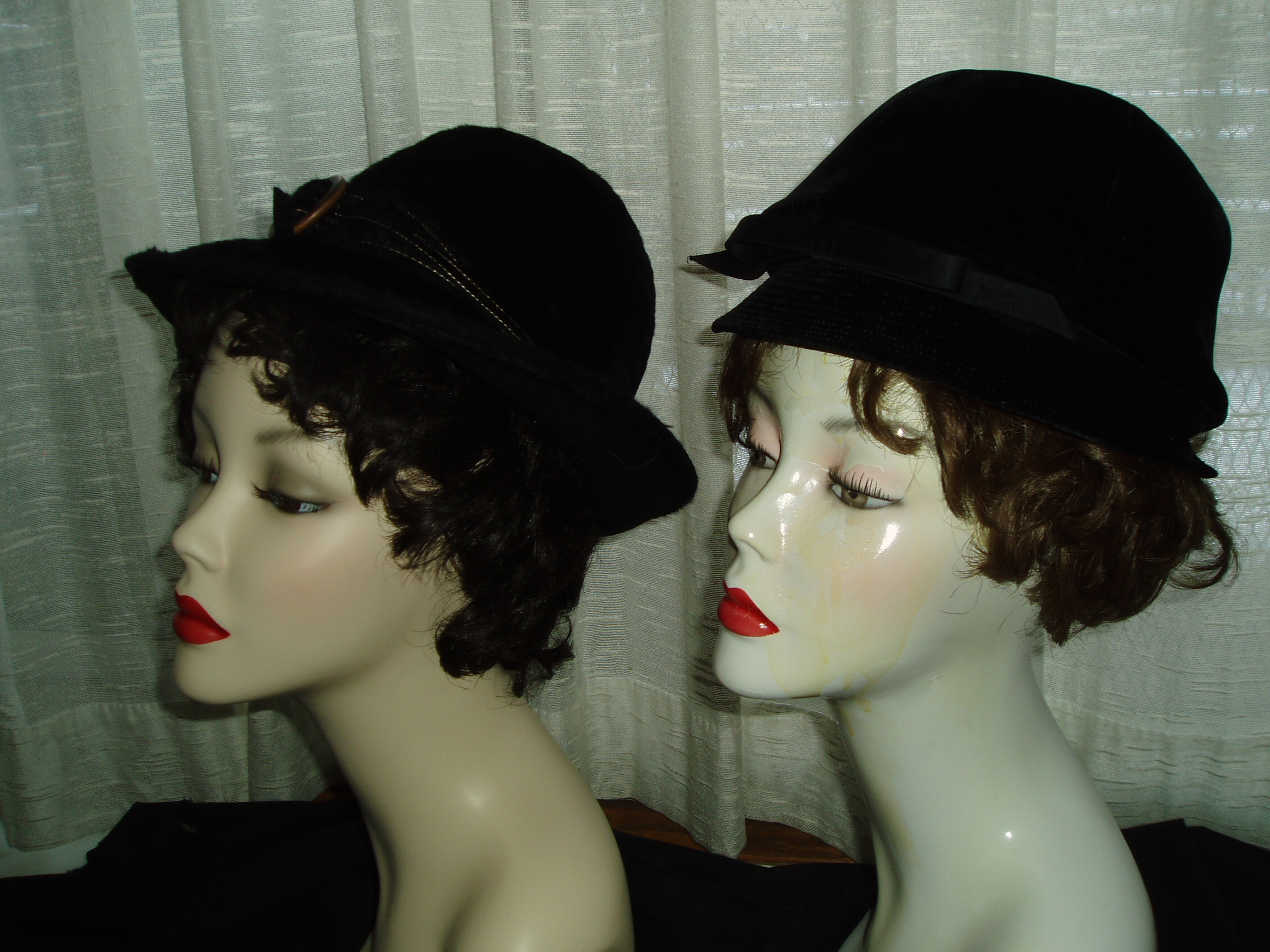 2 GREAT TRUE VINTAGE FASHION – STATEMENT HATS FROM THE 1960’S ...