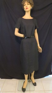 TRUE VINTAGE MID-1960’S SILK SHANTUNG SHEATH – CLASSIC LITTLE BLACK ...