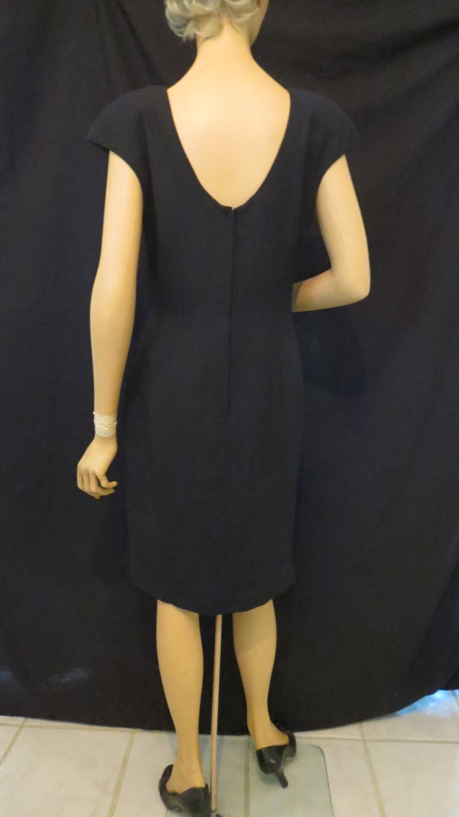 Classic True Vintage 1980’s does 1940’s Dressy LBD – Magicvintagespy